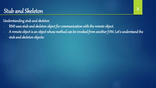 #4 (Remote Method Invocation) | PPT