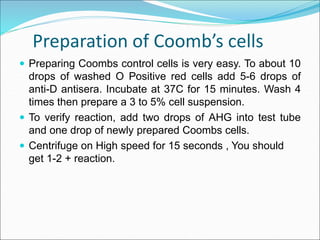 Lab-5-Coombs-Tests in detailed description | PPT