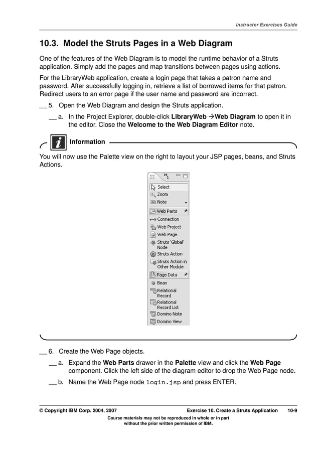 Lab 5a) create a struts application | PDF