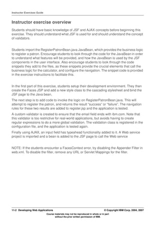 Lab 5b) create a java server faces application | PDF