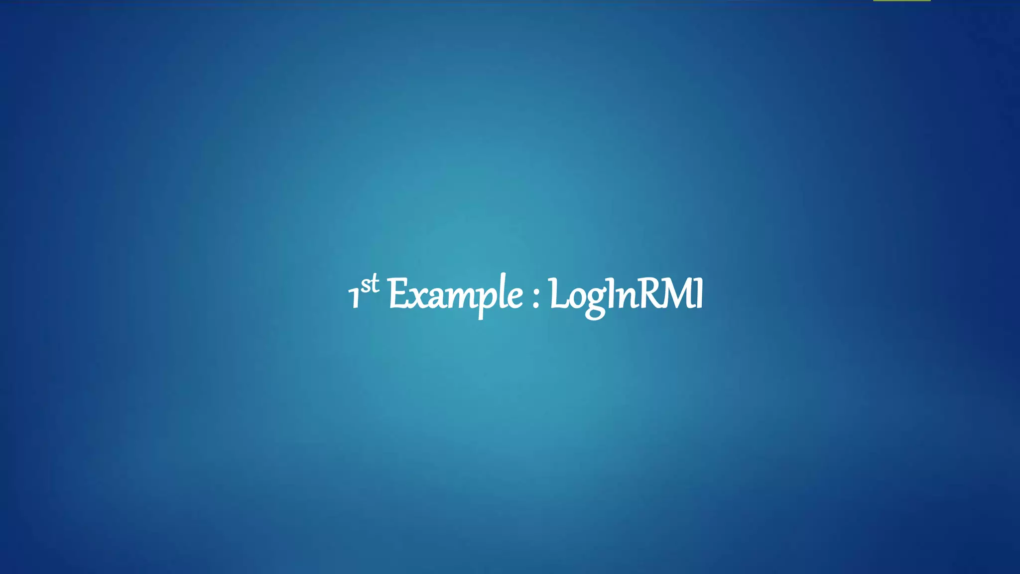 #5 (Remote Method Invocation) | PPTX | Programming Languages | Computing