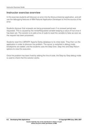 Lab 7a) debug a web application | PDF