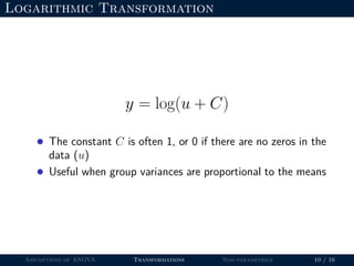 Assumptions of ANOVA | PDF
