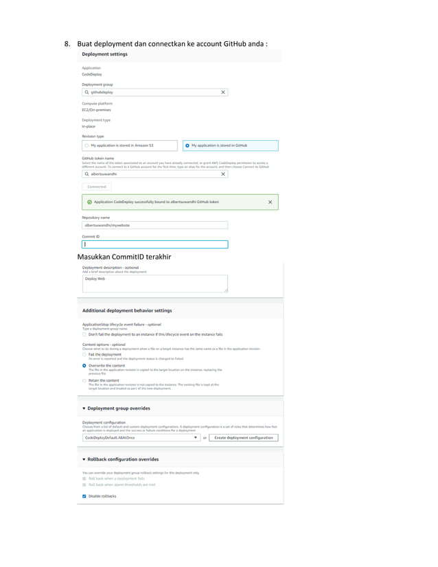 Lab Automatic Deployment Using Aws Codepipeline To Ec2 Pdf
