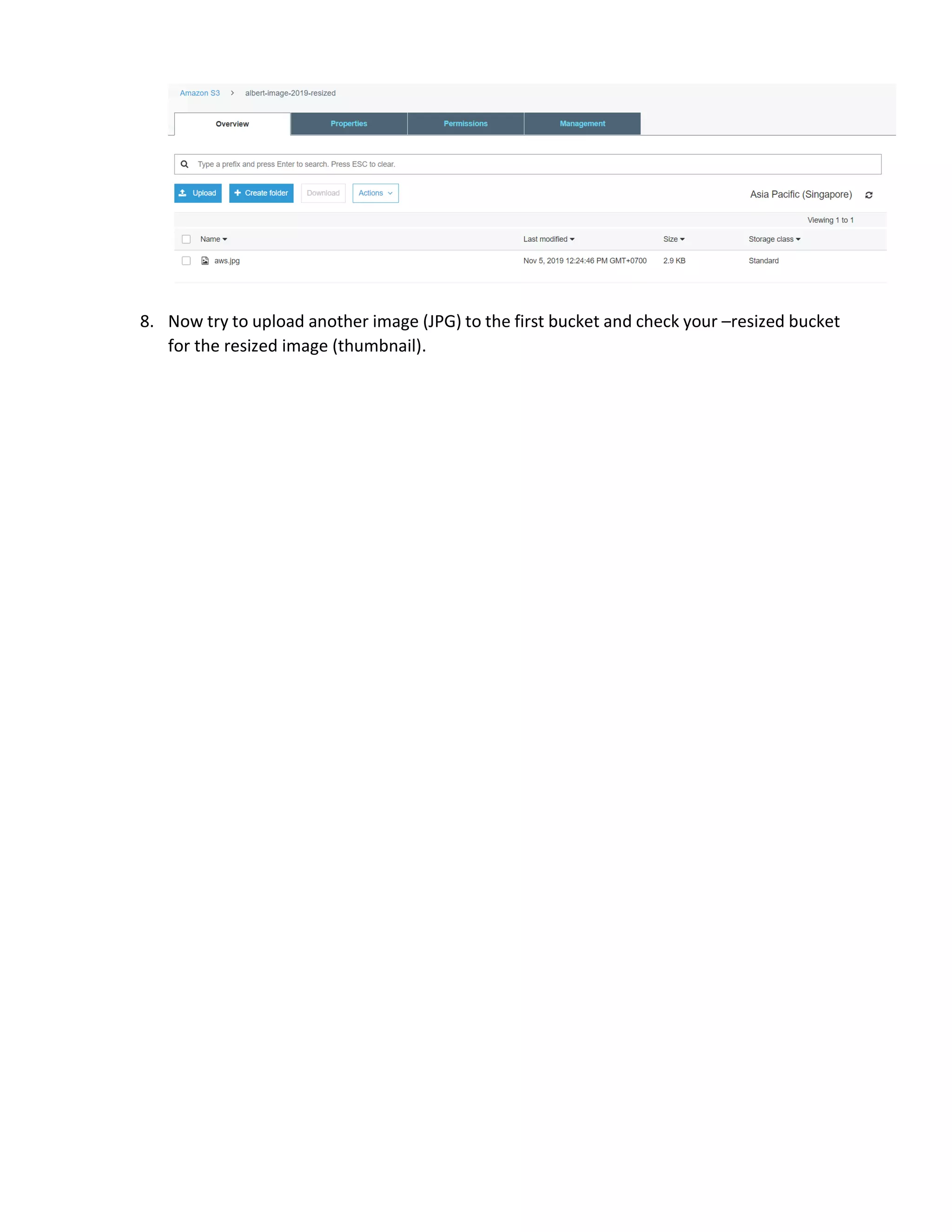 Lab - AWS Lambda Resize Image | PDF