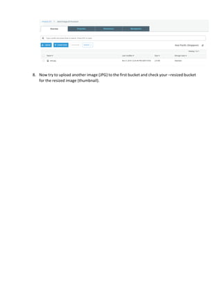 Lab - AWS Lambda Resize Image | PDF