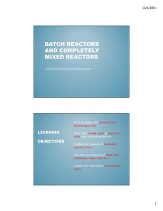Lab Batch Reactors | PDF