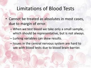 Lab blood gm unit 7 | PPTX