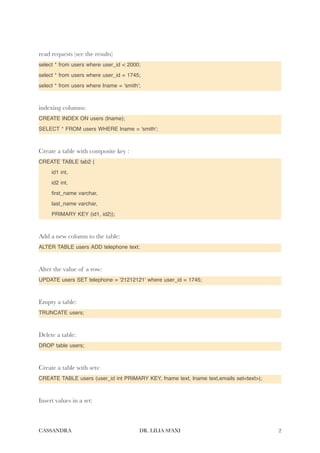 Lab1-DB-Cassandra | PDF