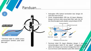 layout laboratorium fiber optik sederhana | PPTX
