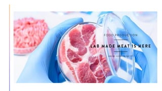 Lab grown-meat : Technology arrived | PDF