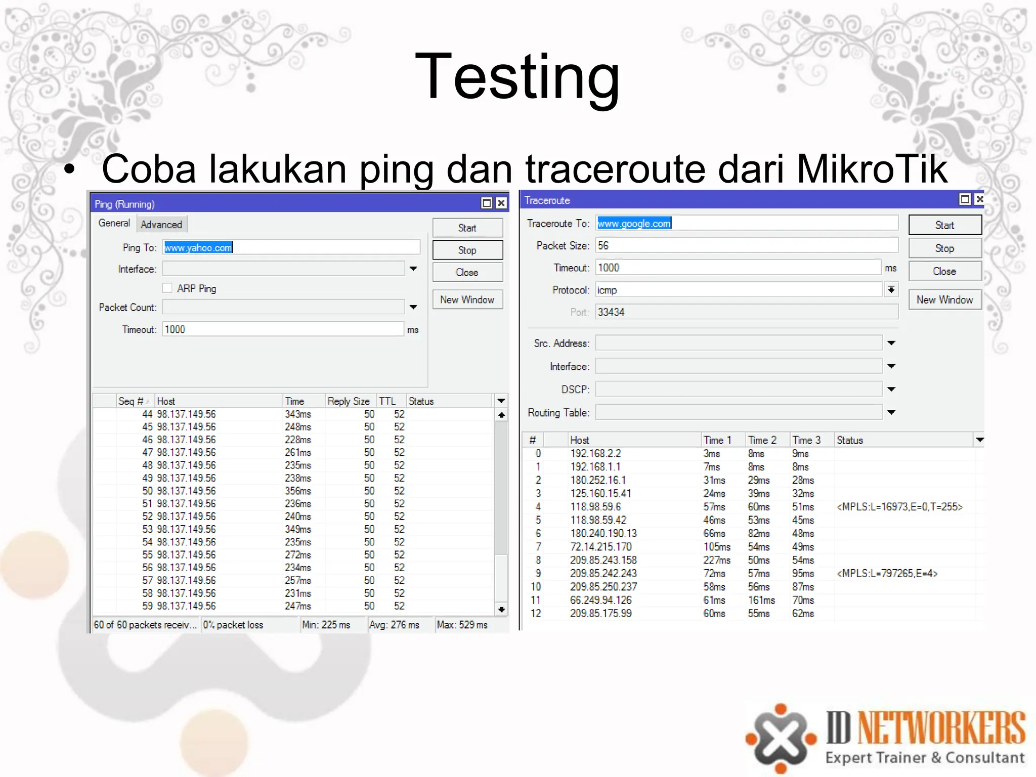 Mikrotik MTCNA Materi Lab - Konkesi WAN. | PPT