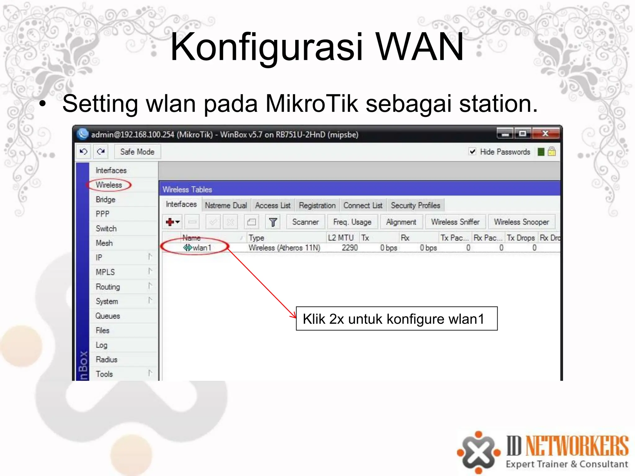 Mikrotik MTCNA Materi Lab - Konkesi WAN. | PPT