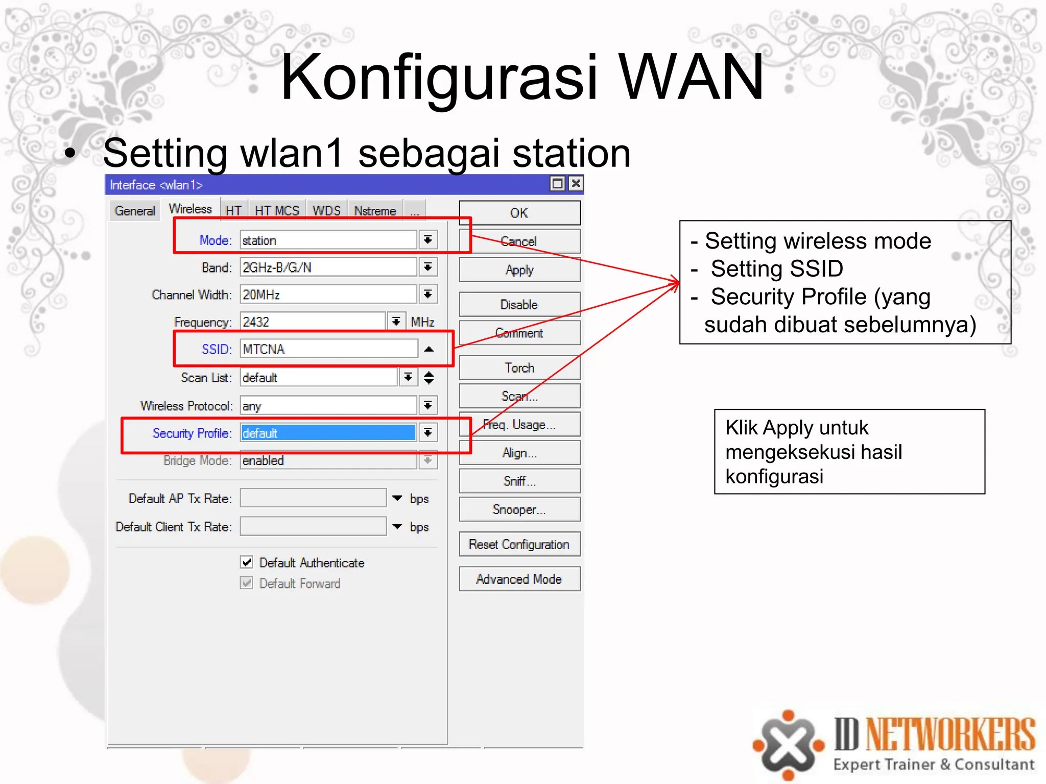 Mikrotik MTCNA Materi Lab - Konkesi WAN. | PPT