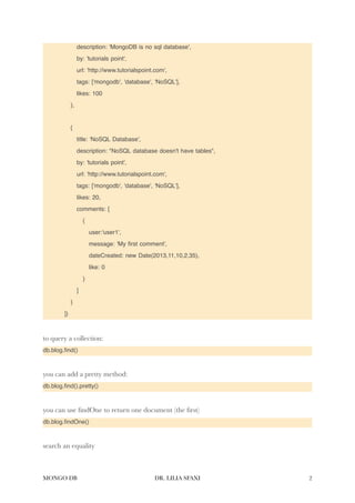 Lab2-DB-Mongodb | PDF | Databases | Computer Software and Applications