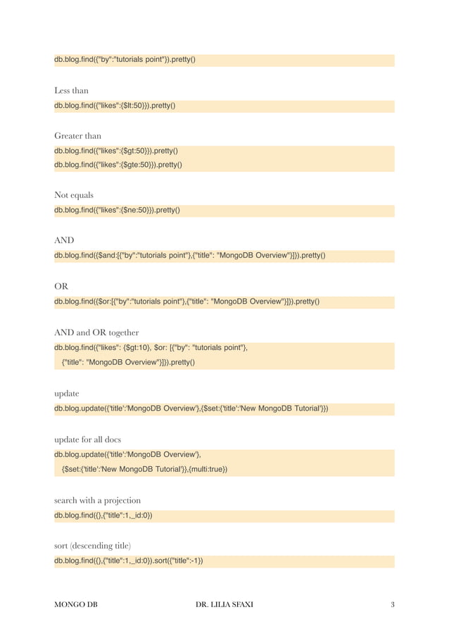 Lab2 Db Mongodb Pdf Databases Computer Software And Applications