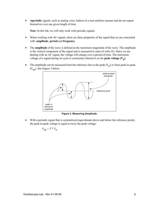 Oscilloscope Lab | PDF
