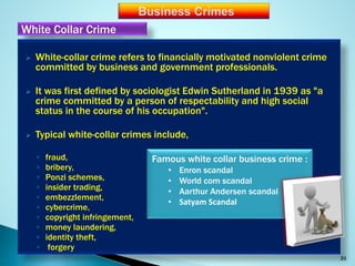 Business Torts and crimes | PPTX