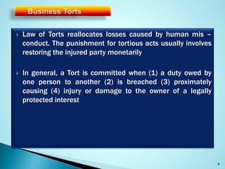 Business Torts and crimes | PPTX