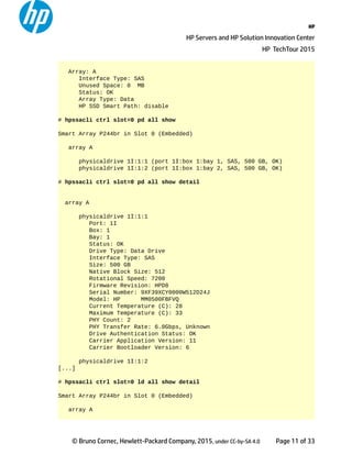 Lab Document on HP ProLiant value add tools on Linux | PDF