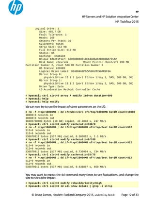 Lab Document on HP ProLiant value add tools on Linux | PDF