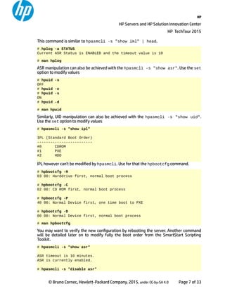 Lab Document on HP ProLiant value add tools on Linux | PDF