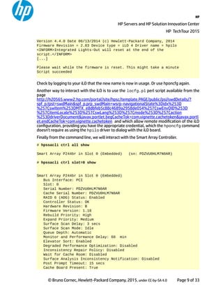 Lab Document on HP ProLiant value add tools on Linux | PDF