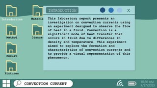 Laboratory-Report-Convection Current .pptx- | PPTX