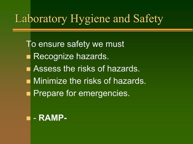 Lab-Safety.ppt FOR MLT STUDENTS AND LAB PROFESSIONALSND LAB | PPT
