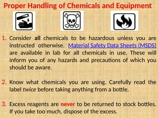 Lab safety and ethics guidelines for all | PPTX