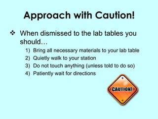Lab Safety | PPT | Law