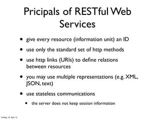 Lab swe-2013intro jax-rs | PPT