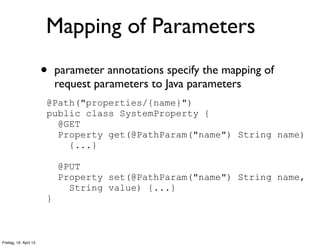 Lab swe-2013intro jax-rs | PPT