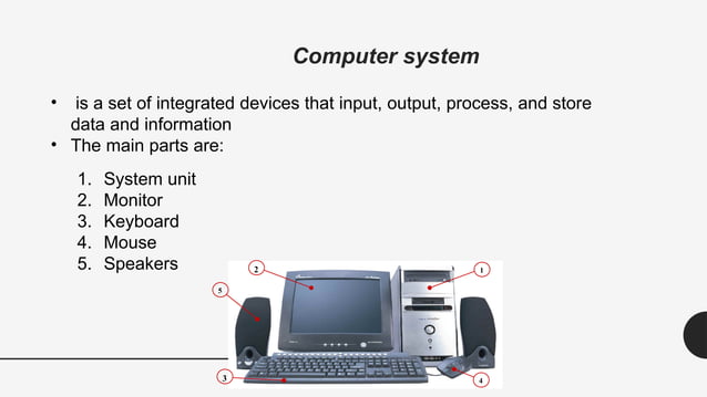 Computer system Inside the System Unit Processor | PPTX