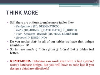 RDBMS Lab01 beginning with-database (UIU) | PDF