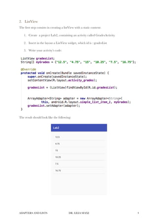 Lab2-android | PDF