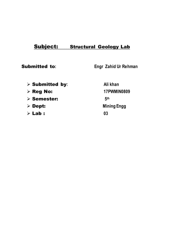 Fold and its classification | DOCX