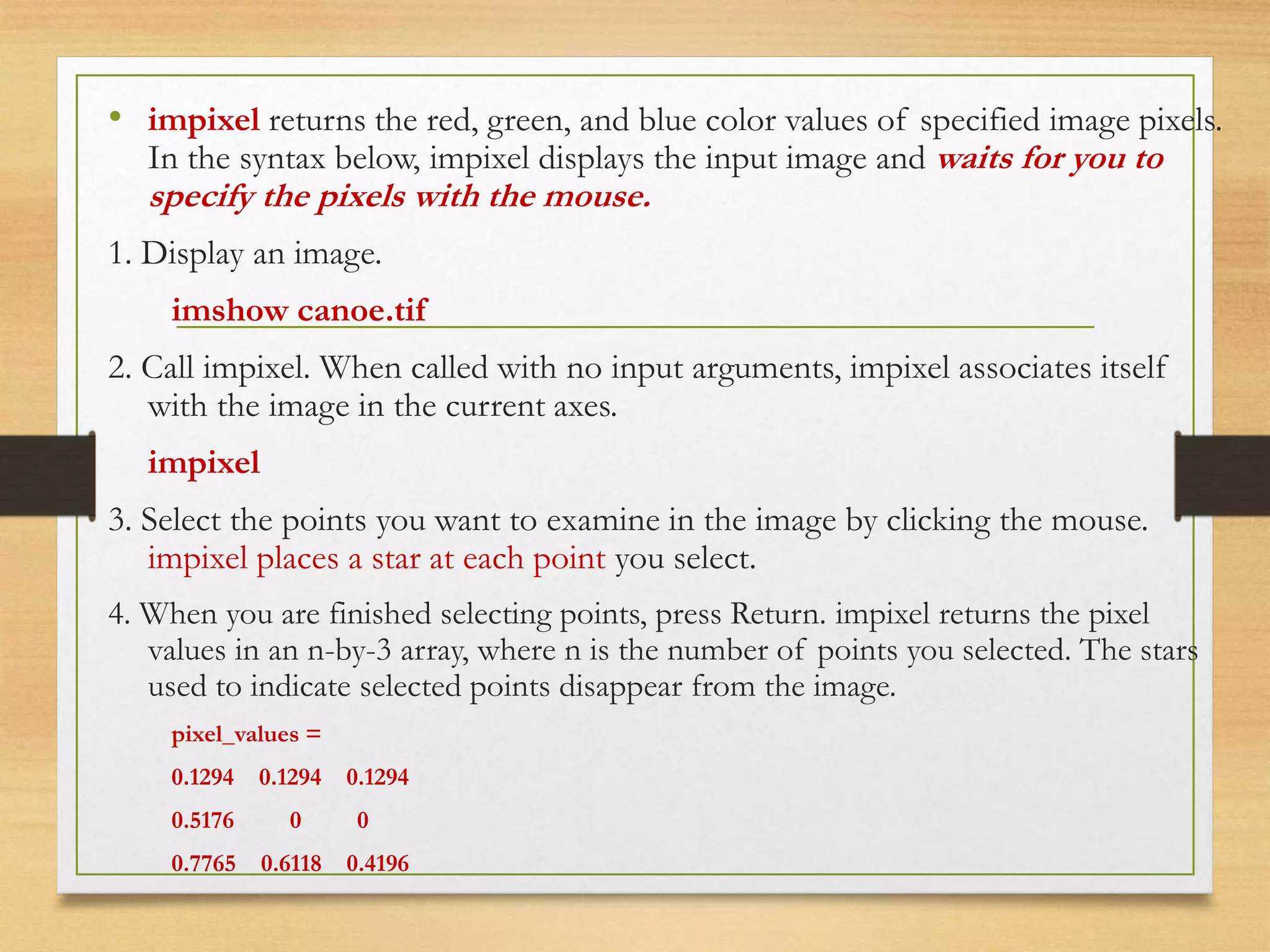 Digital Image Processing (Lab 05) | PPT