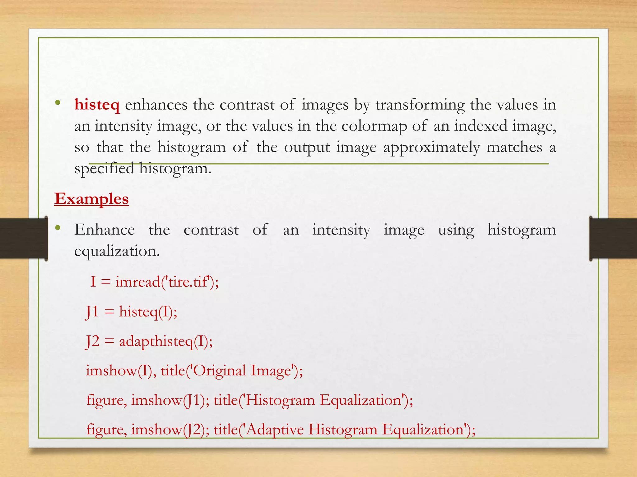 Digital Image Processing (Lab 05) | PPT