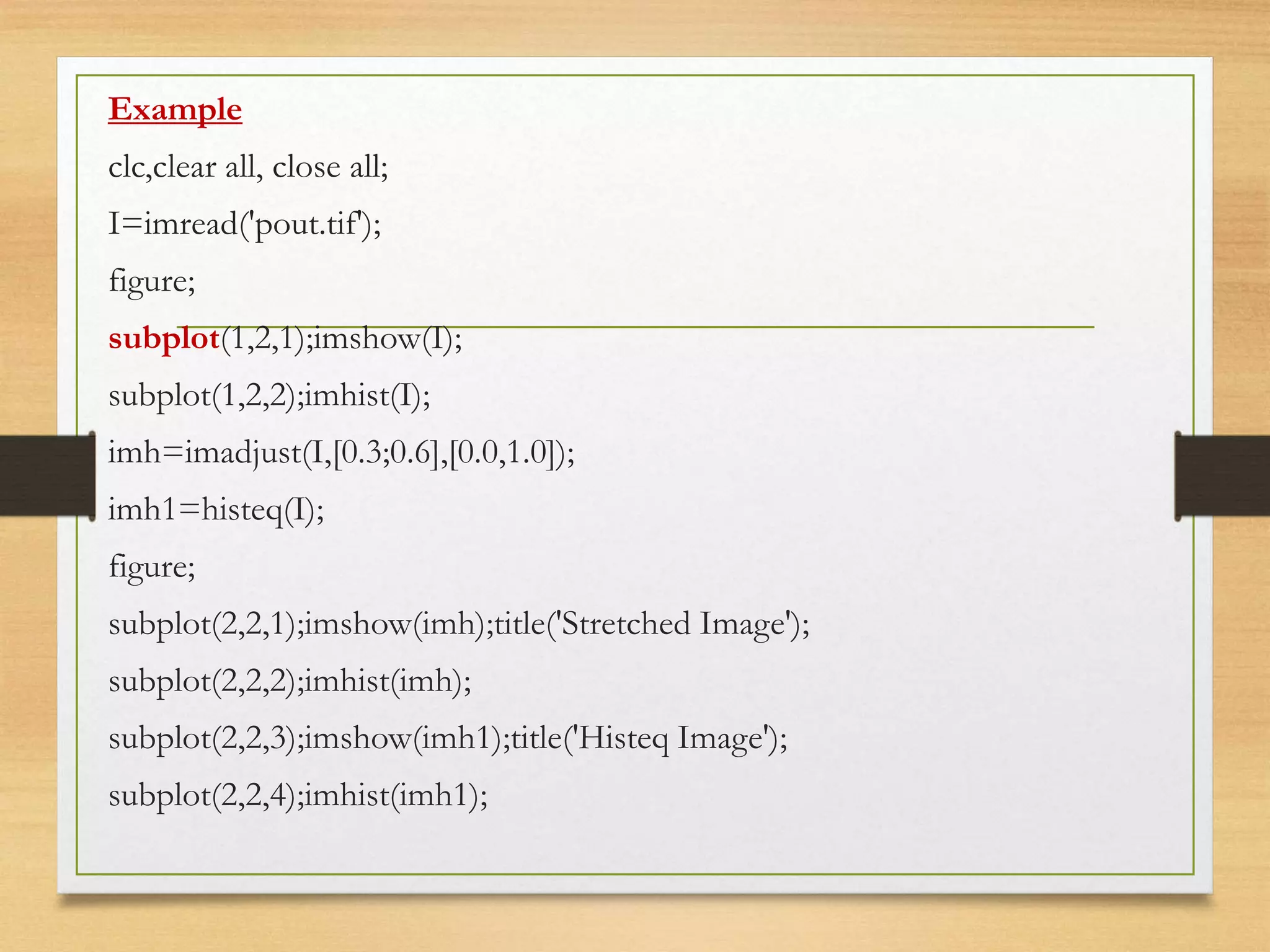Digital Image Processing (Lab 05) | PPT