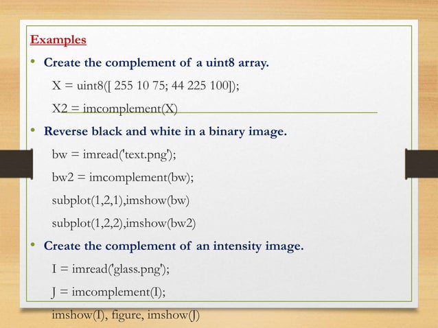 Digital Image Processing (Lab 06) | PPTX