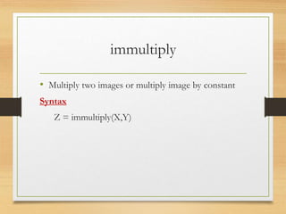 Digital Image Processing (Lab 06) | PPTX