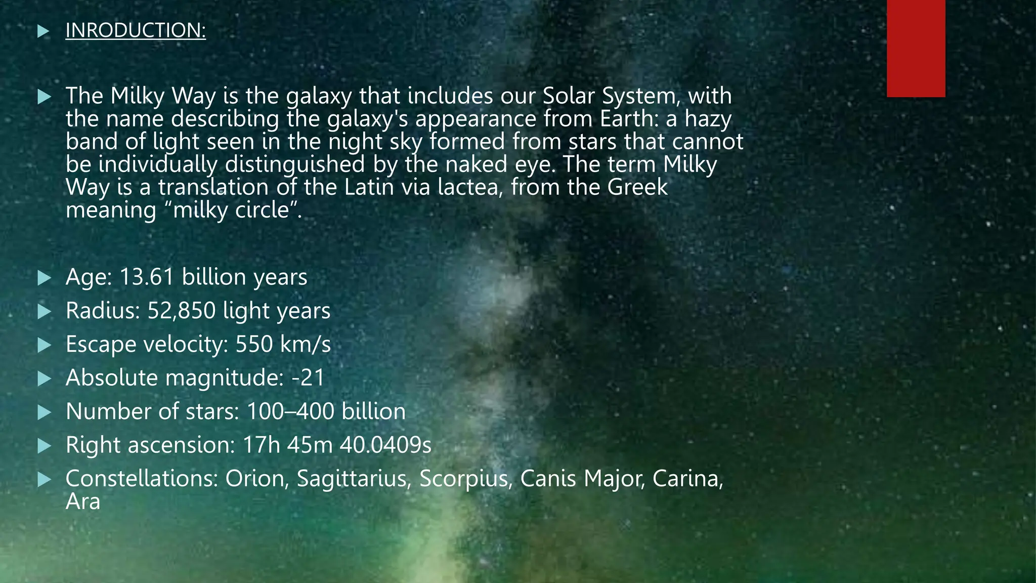 LAB#06 TASK presenta(MILKY WAY GALAXY).pptx