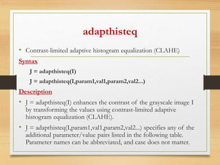 Digital Image Processing (Lab 07) | PPT