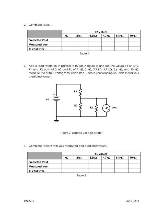 Lab 07 voltage_current_divider | PDF