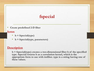 Digital Image Processing (Lab 08) | PPT