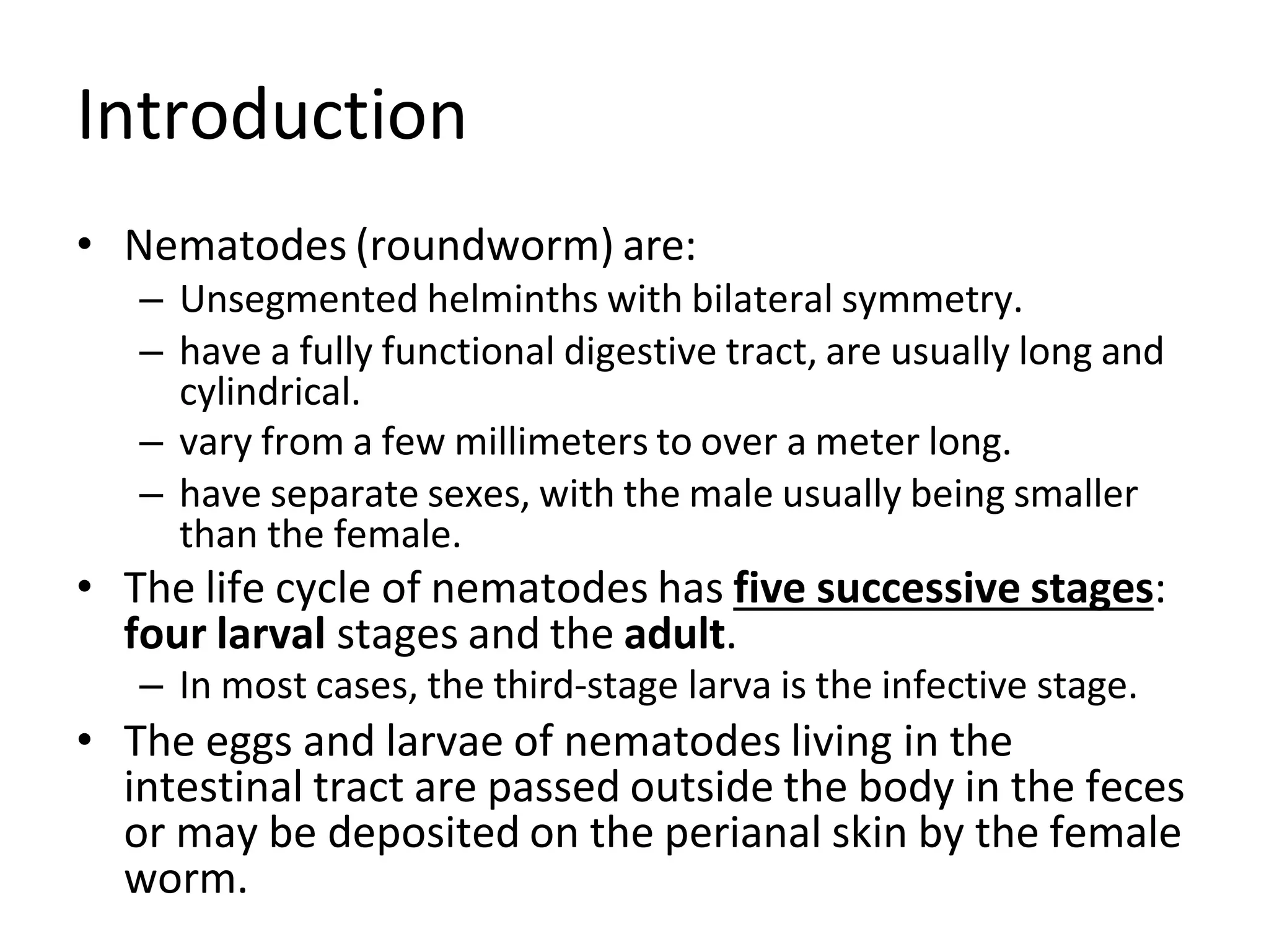 Overview of Intestinal Nematodes: Types, Life Cycle, and Diseases | PPT