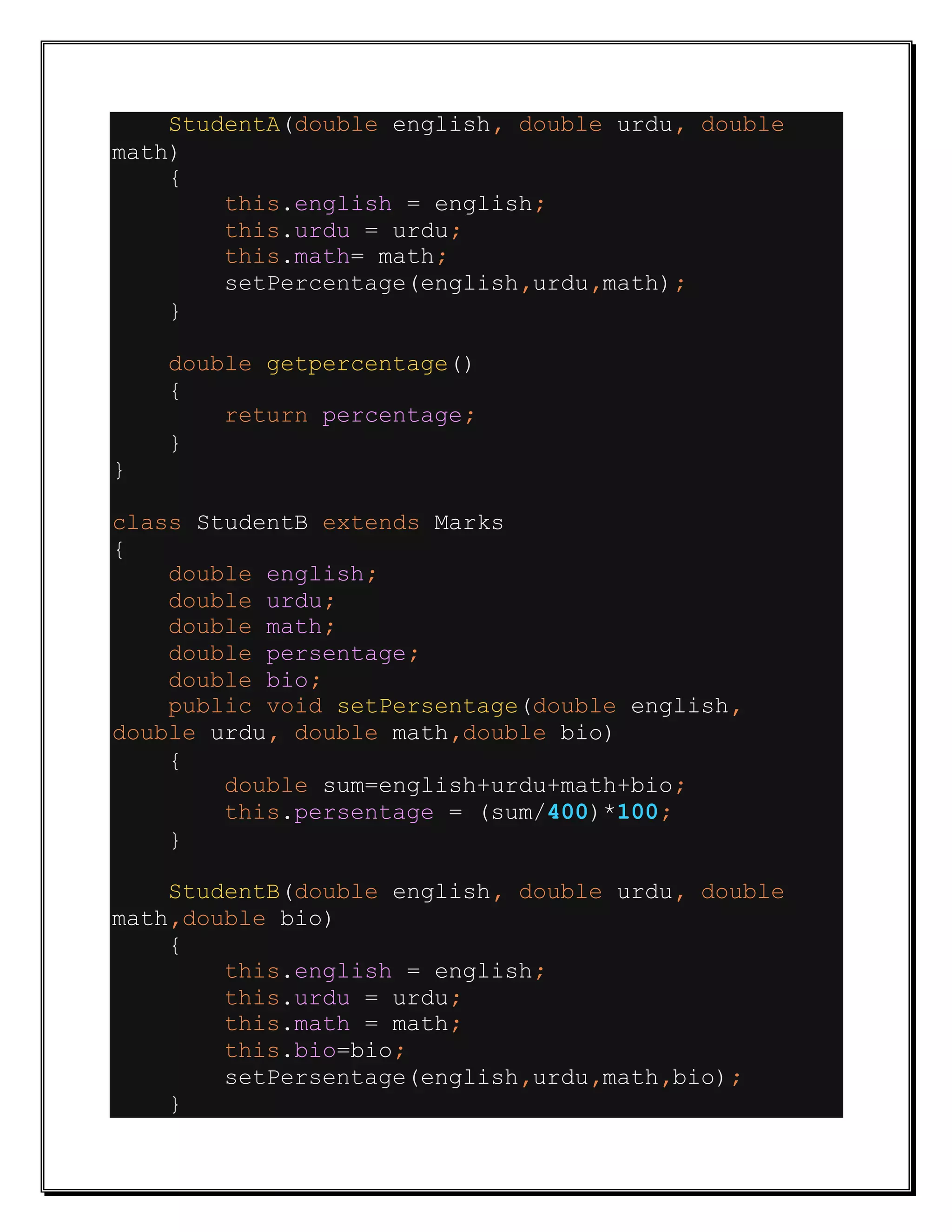 Abstract Classes Interface Exceptional Handling Java | PDF