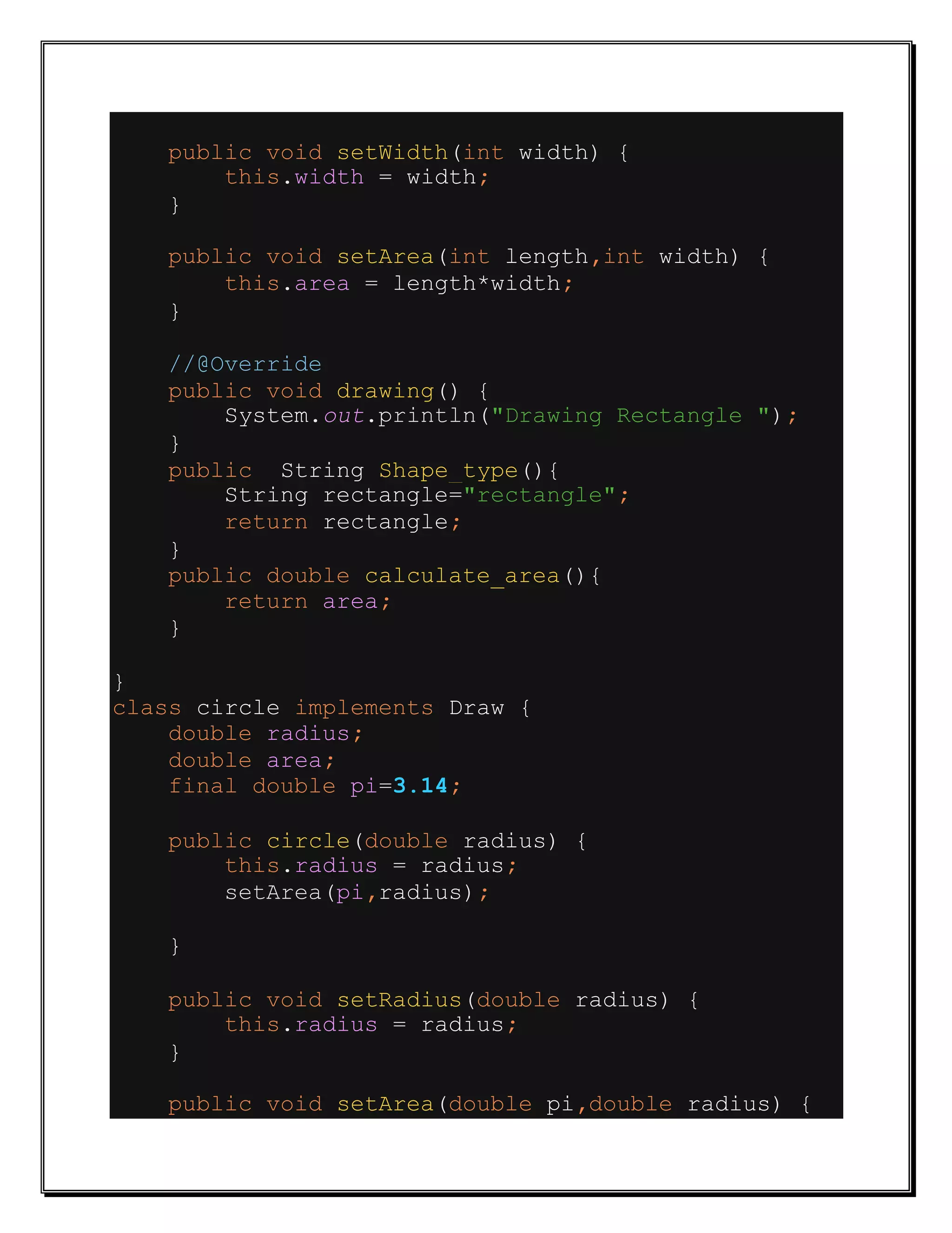 Abstract Classes Interface Exceptional Handling Java | PDF