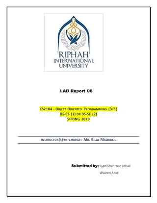 Abstract Classes Interface Exceptional Handling Java | PDF